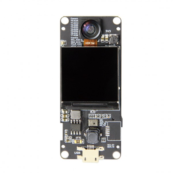 LilyGO TTGO T-Camera Plus ESP32 - Front Fisheye Camera - LILYGO-H305